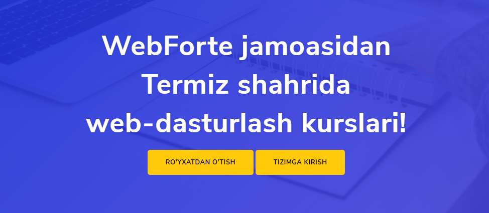 Loyiha haqida | Tursunboyev O'rinboy